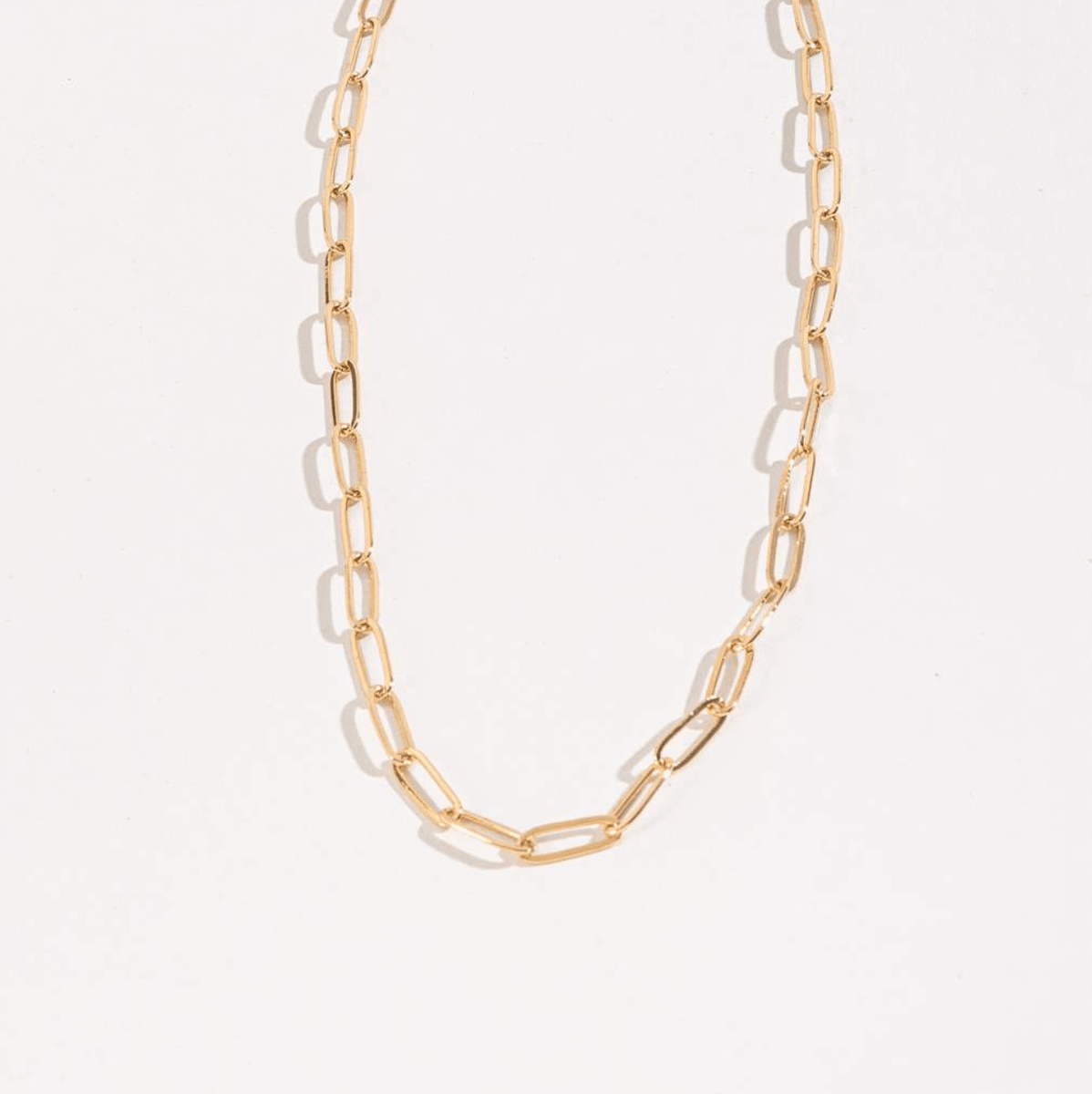 Gold Paperclip Chain – U at Home